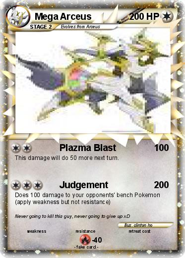Pokémon Mega Arceus 75 75 - Plazma Blast - My Pokemon Card