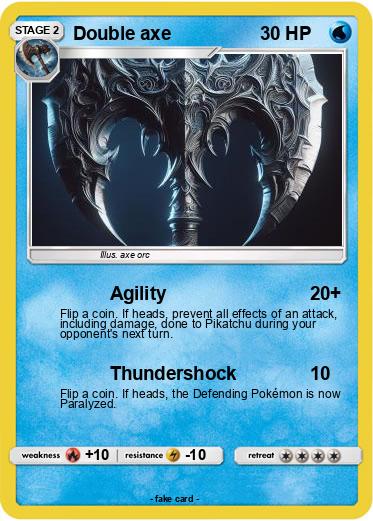 Pokémon Double axe - Agility - My Pokemon Card