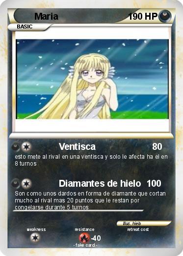 Pokémon Maria 51 51 - Ventisca - My Pokemon Card