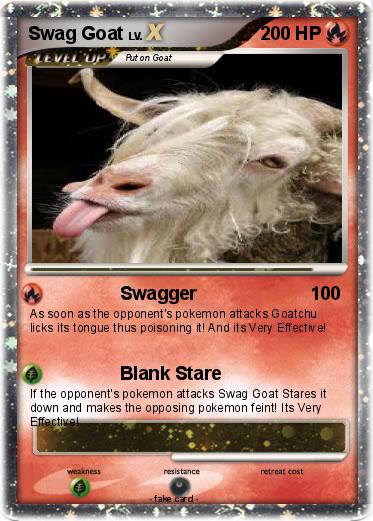 Pokémon Swag Goat - Swagger - My Pokemon Card