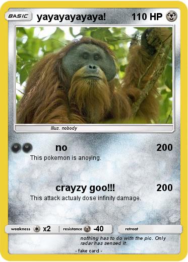 Pokémon yayayayayaya - no - My Pokemon Card