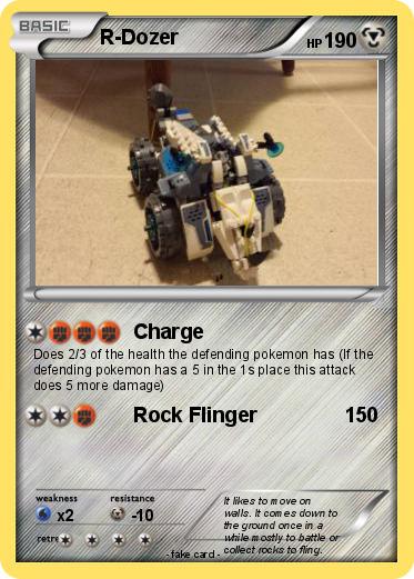 Pokémon R Dozer 3 3 - Charge - My Pokemon Card