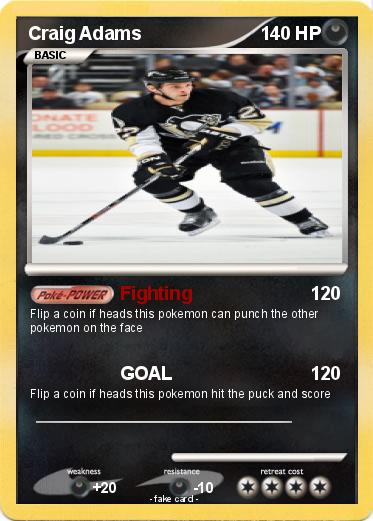 Pokémon Craig Adams - Fighting - My Pokemon Card