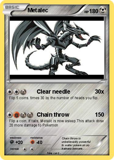 Pokémon Metalec - Clear needle - My Pokemon Card