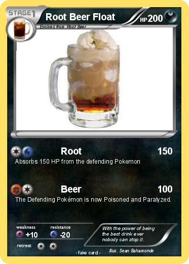 Pokémon Root Beer Float - Root - My Pokemon Card