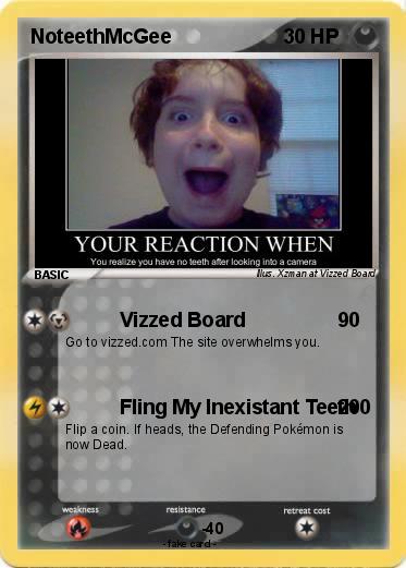 Pokémon NoteethMcGee - Vizzed Board - My Pokemon Card