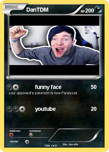 Pokémon DanTDM 687 687 - funny face - My Pokemon Card