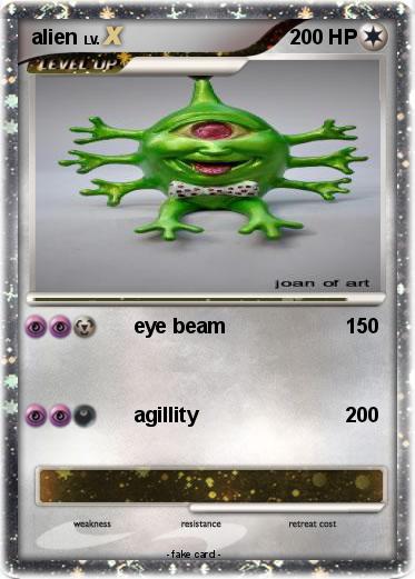 Pokémon alien 1153 1153 - eye beam - My Pokemon Card