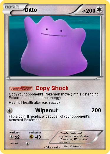 Pokémon Ditto 847 847 - Copy Shock - My Pokemon Card