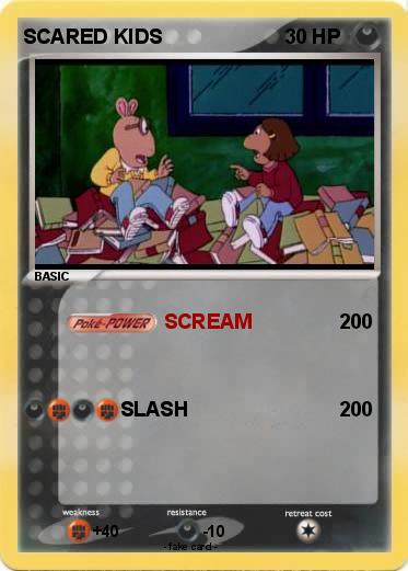 Pokémon SCARED KIDS - SCREAM - My Pokemon Card