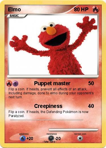 Pokémon Elmo 634 634 - Puppet master - My Pokemon Card