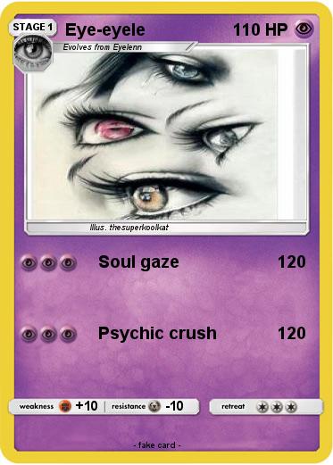 Pokémon Eye eyele - Soul gaze - My Pokemon Card