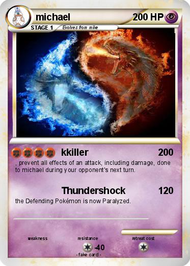 Pokémon michael 3165 3165 - kkiller - My Pokemon Card