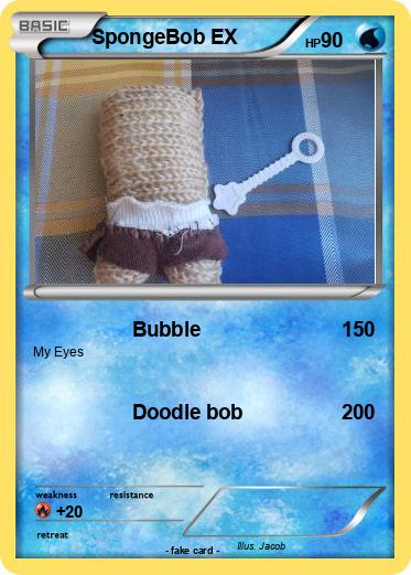 Pokémon SpongeBob EX 61 61 - Bubble - My Pokemon Card