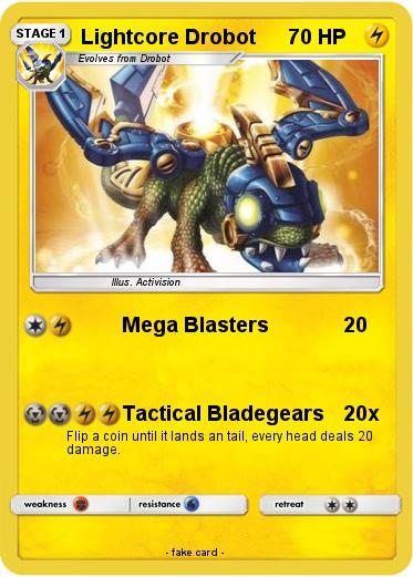 Pokémon Lightcore Drobot 4 4 - Mega Blasters - My Pokemon Card