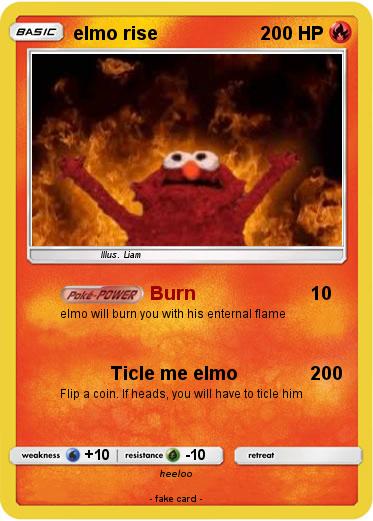 Pokémon elmo rise - Burn - My Pokemon Card