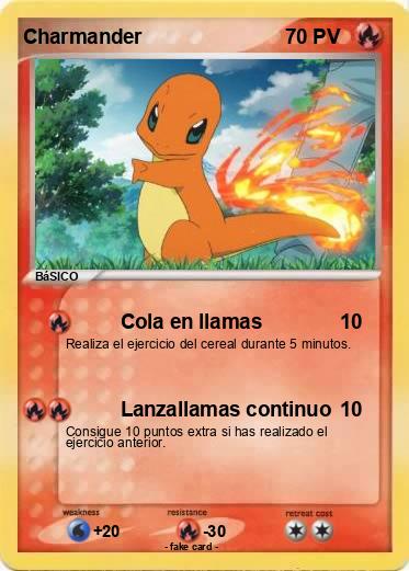 Pokémon Charmander 2641 2641 - Cola en llamas - Mi carta pokémon