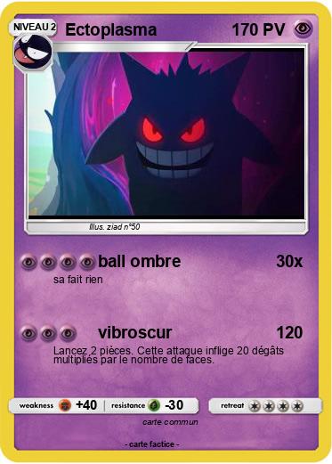Pokémon Ectoplasma 328 328 - ball ombre - Ma carte Pokémon
