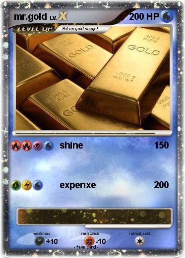 Pokémon mr gold 20 20 - shine - My Pokemon Card