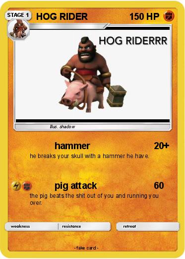 Pokémon HOG RIDER 105 105 - hammer - My Pokemon Card