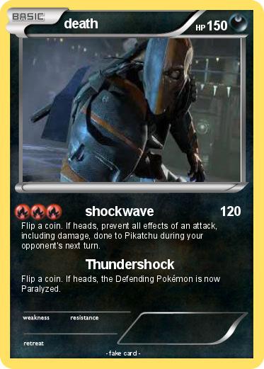 Pokémon death 3575 3575 - shockwave - My Pokemon Card