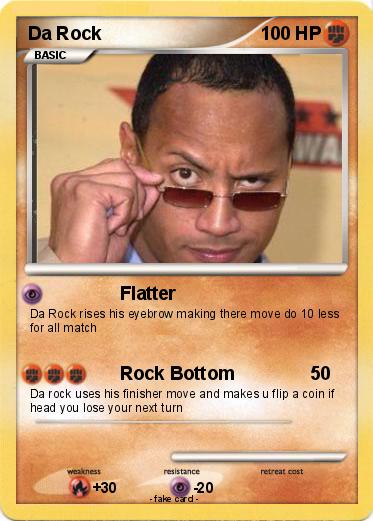 Pokémon Da Rock - Flatter - My Pokemon Card