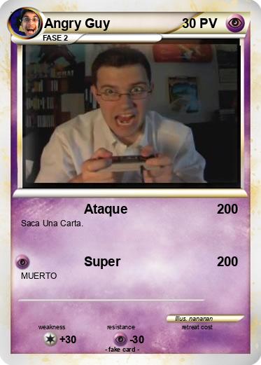Pokémon Angry Guy 17 17 - Ataque - Mi carta pokémon