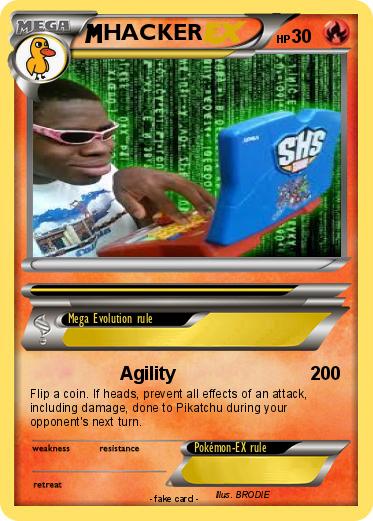 Pokémon HACKER 350 350 - Agility - My Pokemon Card
