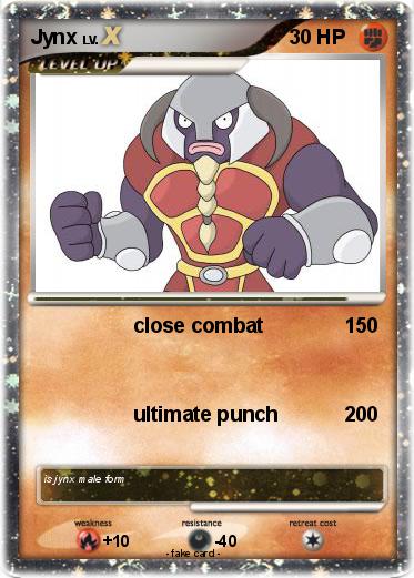 Pokémon Jynx 62 62 - close combat - My Pokemon Card
