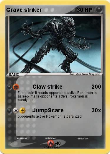 Pokémon Grave striker - Claw strike - My Pokemon Card