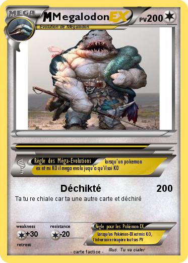 Pokémon Megalodon 361 361 - Déchikté - Ma carte Pokémon