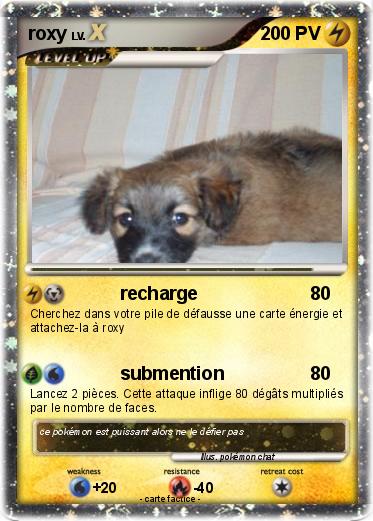 Pokémon roxy 43 43 - recharge - Ma carte Pokémon