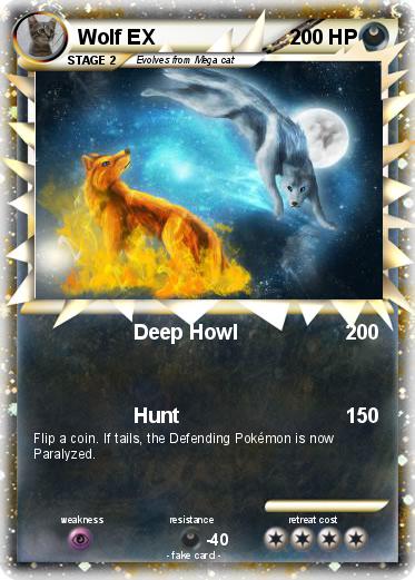 Pokémon Wolf EX 10 10 - Deep Howl - My Pokemon Card