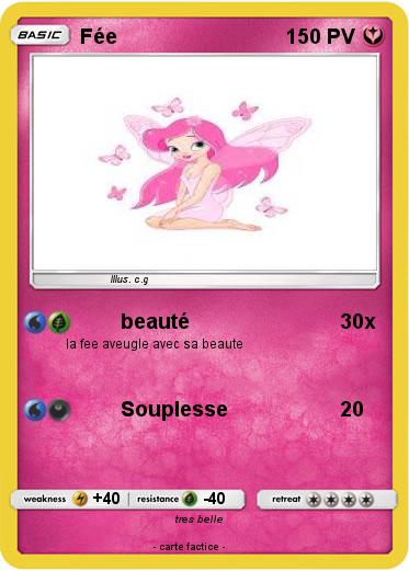 Pokémon Fee 180 180 - beauté - Ma carte Pokémon