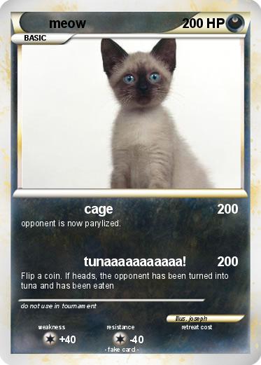 Pokémon meow 187 187 - cage - My Pokemon Card