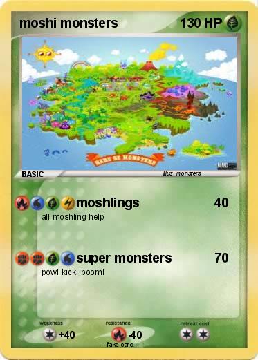 Pokémon moshi monsters 10 10 - moshlings - My Pokemon Card