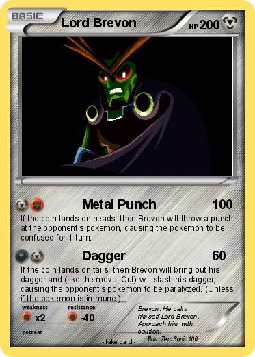 Pokémon Lord Brevon - Metal Punch - My Pokemon Card