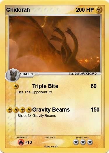 Pokémon Ghidorah 54 54 - Triple Bite - My Pokemon Card