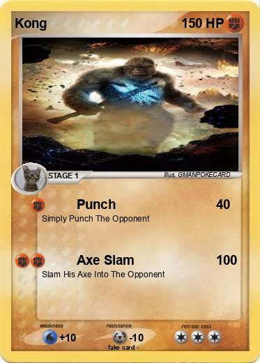 Pokémon Kong 158 158 - Punch - My Pokemon Card