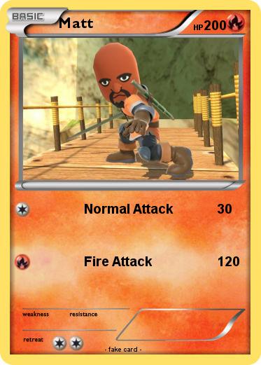 Pokémon Matt 1067 1067 - Normal Attack - My Pokemon Card
