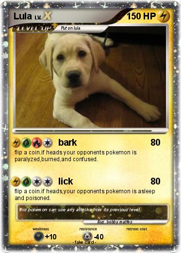 Pokémon Lula - bark - My Pokemon Card