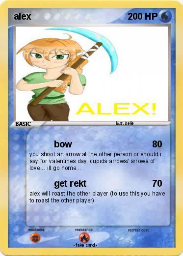 Pokémon alex 2182 2182 - bow - My Pokemon Card