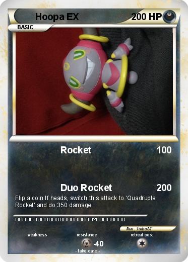 Pokémon Hoopa EX 30 30 - Rocket - My Pokemon Card
