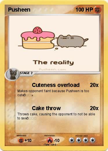 Pokémon Pusheen 117 117 - Cuteness overload - My Pokemon Card