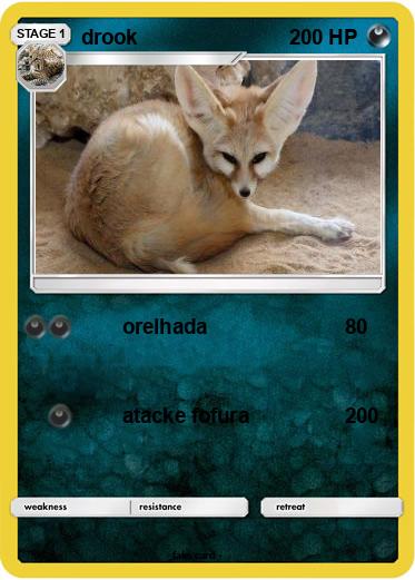Pokémon drook - orelhada - My Pokemon Card
