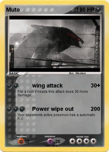 Pokémon Muto 37 37 - wing attack - My Pokemon Card