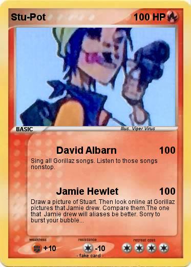 Pokémon Stu Pot - David Albarn - My Pokemon Card