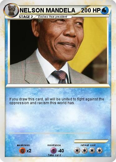 Pokémon NELSON MANDELA 28 28 - My Pokemon Card