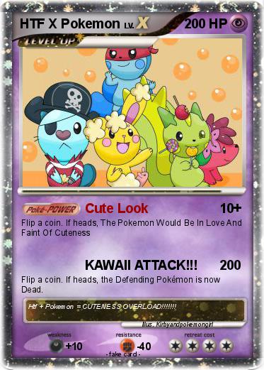 Pokémon HTF X Pokemon - Cute Look - My Pokemon Card