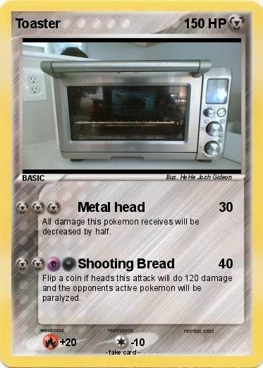 Pokémon Toaster 96 96 - Metal head - My Pokemon Card